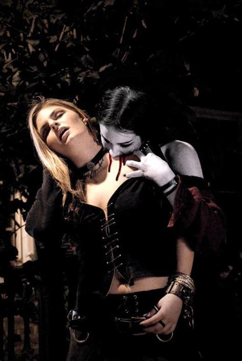 Sexy Female Vampire Bite