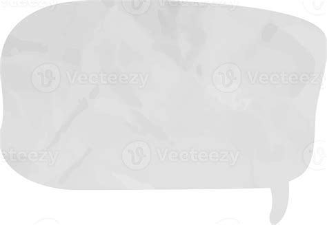 Old Paper Speech Bubble 40895962 Png
