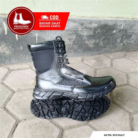 Jual SEPATU PDL KULIT JATAH 2019 PDL WEBA TNI POLRI PDL KULIT ASLI