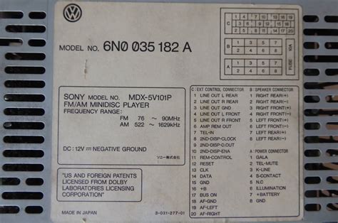 Yahoo オークション Vw 6nポロ（ 6narc Gti） 純正mdチューナー 9nに