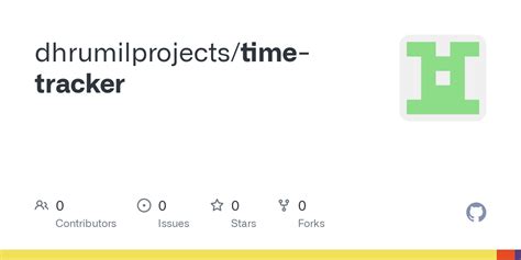 Github Dhrumilprojects Time Tracker