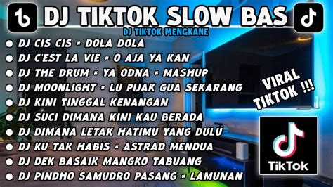DJ TIKTOK SLOW BAS 2024 DJ CIS CIS X DOLA DOLADJ J C EST LA VIE X O