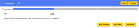 Course Detail Take Exam And Take Survey Should Be Uppercase · Issue