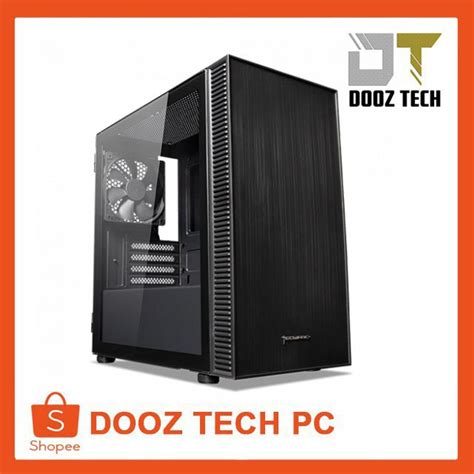 TECWARE NEXUS M2 TG BLACK MATX GAMING CASE Shopee Malaysia