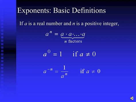 PPT Exponents Basic Definitions PowerPoint Presentation Free Download ID 410226