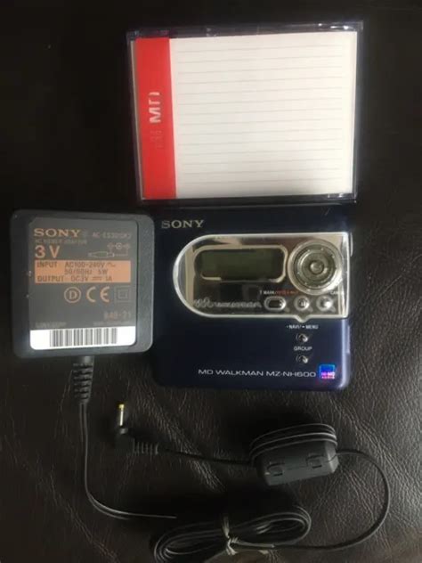 Sony Minidisc Hi Md Walkman Mz Nh600 Recorder Mini Disc £150 00