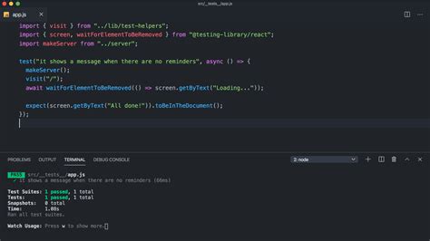 Tutorial Part 9 Testing Mirage Js 中文网