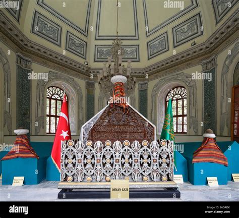 Turkey Marmara Region Bursa Osman Gazi Tomb Stock Photo Alamy