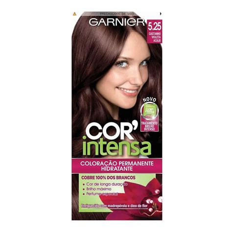 Tintura Garnier Nutrisse Cor Intensa Castanho Violeta Acaju 5 25 Drogarias Pacheco