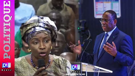 Aminata Touré Président Macky Sall Il Faut Avoir La Hauteur De