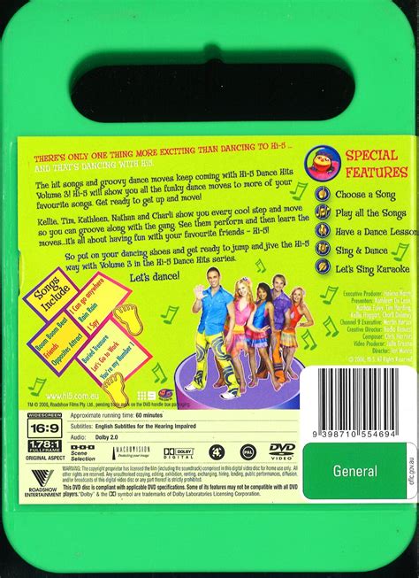 Hi 5 Dance Hits Vol 5 Dvd 2005 For Sale Online Ebay