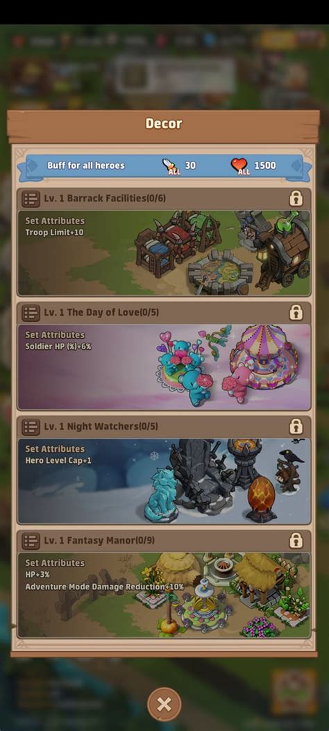 Top Heroes Decor Locations Rtopheroes