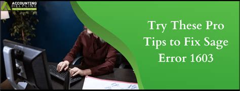 Try These Pro Tips To Quickly Fix Sage Error