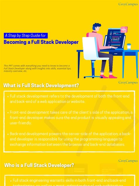 A Step By Step Guide To Becoming A Full Stack Developer Pdf World