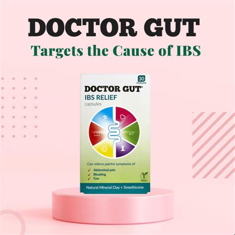 Doctor Gut Ibs Relief 30 Capsules Pack Doctor Gut Diarrhoea