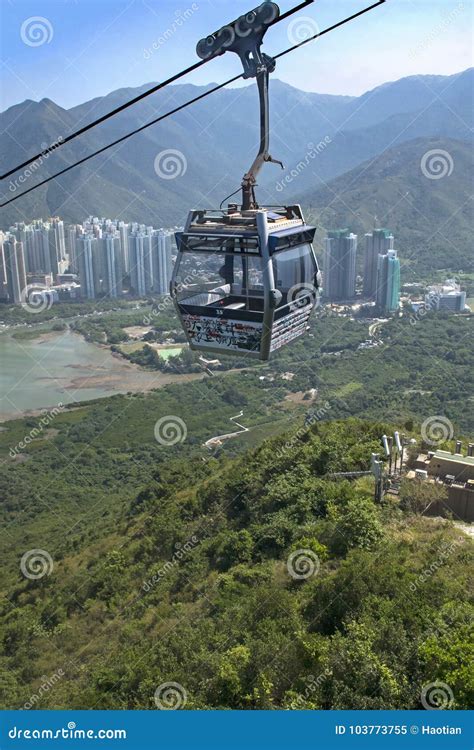 Ngong Ping 360 Cable Car Editorial Image Image Of Gondola 103773755
