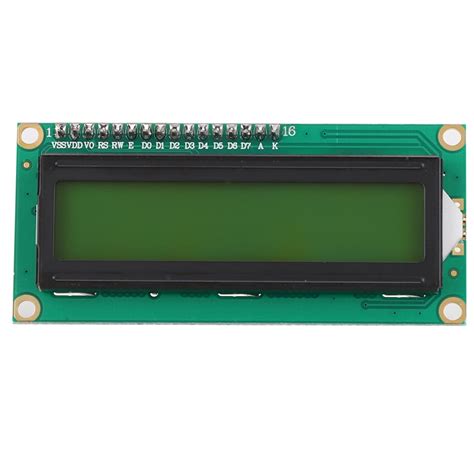 Module Adapter Board Yellow Green Screen IIC I C Interface Character LCD Display Backlight