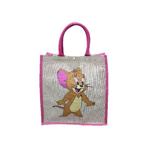 Tokra PP Laminated Juco Fabric Tote Bag With Logo Print At Rs 160 In