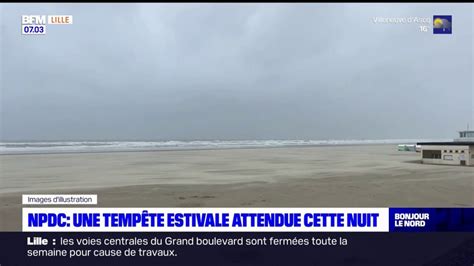 Nord Pas de Calais une tempête estivale attendue cette nuit