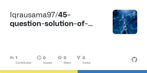 Iqra Khan On Linkedin Github Iqrausama9745 Question Solution Of