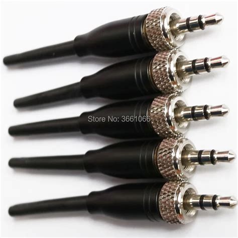 1 8 3 5mm Male Lock Stereo Audio Adapter Microphone Connector For