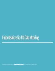 Understanding Entity-Relationship Data Modeling for Databases | Course Hero