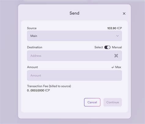 How To Send And Receive Icp With The Nns Dapp Dfinity