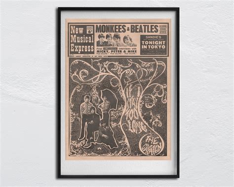 The Creation Poster 1967 Original Nme Poster If I Stay Too Etsy