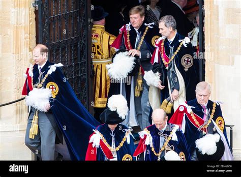 King Willem Alexander Of The Netherlands Prince Edward Earl Of Wessex