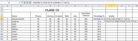Microsoft Excel Tutorial For Beginersmicrosoft Excel Functions Formulas Find Percentage If