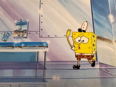 Spongebob Squarepants Original Production Cel Cell Animation Art Nm £306 71 Picclick Uk