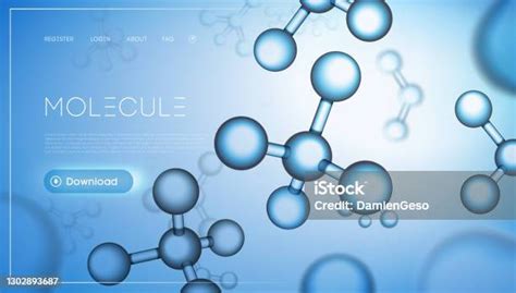 인포그래픽 요소 화학 배경 분자 입자 배경 복합 템플릿 분자 과학 Dna 프리젠 테이션 유전자 추상 네트워크 Eps 10 3차원