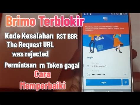 Brimo Terblokir Cara Memperbaiki Gagal Reset Mtoken Gagal Kode