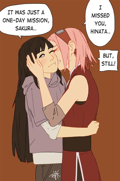 Hinata X Sakura Kiss