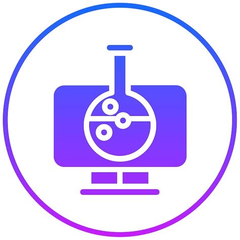Premium Vector Virtual Lab Vector Illustration