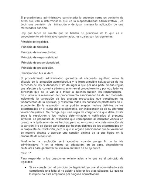 Proceso Administrativo Sancionador Pdf