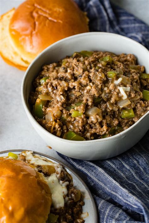 Philly Cheesesteak Sloppy Joes Oh Sweet Basil