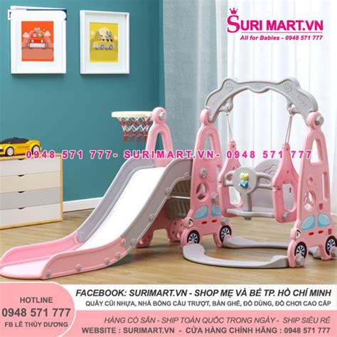 Cầu Trượt Xích đu ô Tô Cho Bé Đồ Chơi Trẻ Em Tại Tp Hcm Suri Mart