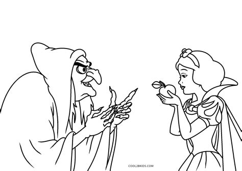 Snow White Witch Coloring Pages Coloring Pages