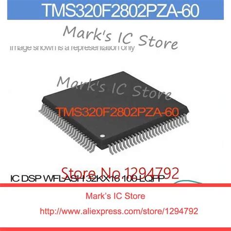 tms320f2802pza 60 ic dsp wflash 32kx16 100 lqfp tms320f2802pza