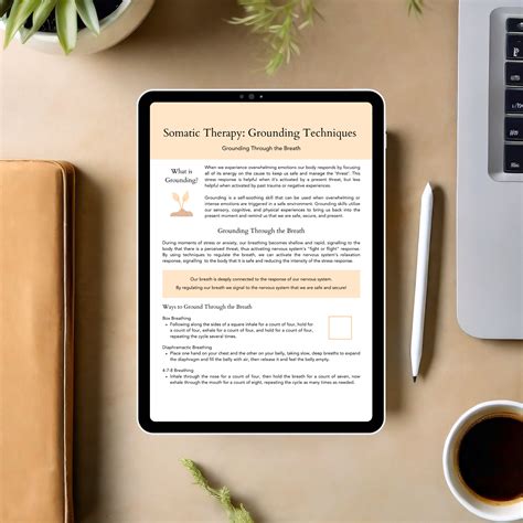 Grounding Techniques For Somatic Based Therapy Psychoeducation And