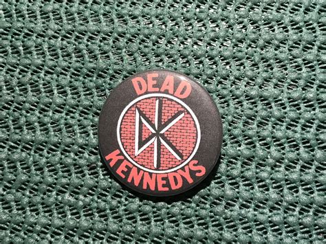Dead Kennedys Punk Rock Logo Pin Back Button Or Magnet Etsy