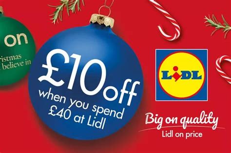 An Early Christmas Gift Save On Your Lidl Shopping On Us Daily Record