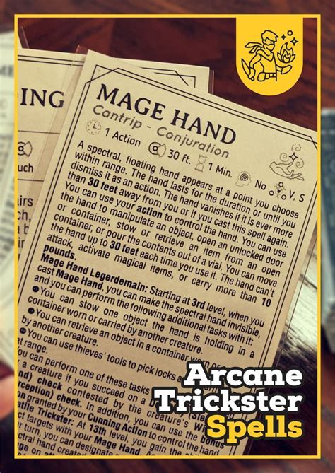 This Includes All 150 Arcane Trickster Spells Avaliable By The Basic