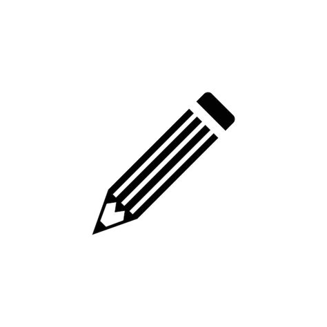 Icône De Vecteur De Crayon Vecteur Premium