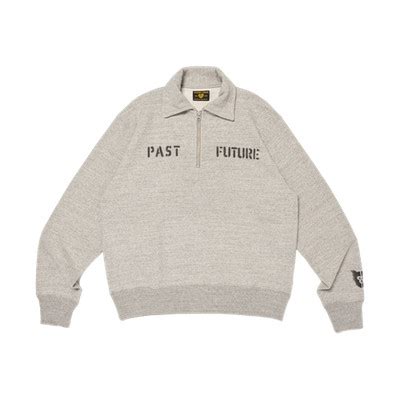 Human Made Half Zip Sweatshirt Gray Ebayde