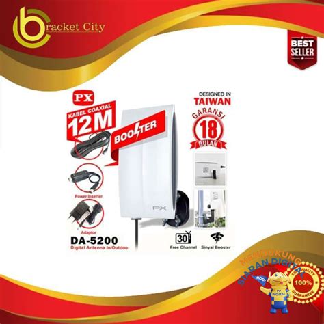 Jual ANTENA TV PX DIGITAL ANALOG SIGNAL BOOSTER Di Seller BRACKET CITY Pancoran Kota Jakarta