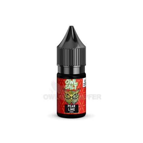 Pear Lime Liquid E Zigarette Nikotinsalzliquid 10 Ml Owl Salt Ove 599
