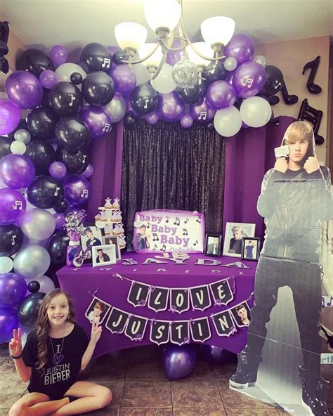 Justin Bieber Birthday Party Justin Bieber Birthday Justin Bieber Party Football Birthday Party