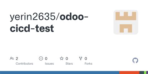 Github Yerin Odoo Cicd Test
